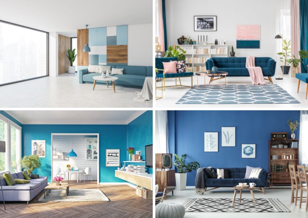 50 Blue Living Room Ideas (Photos)