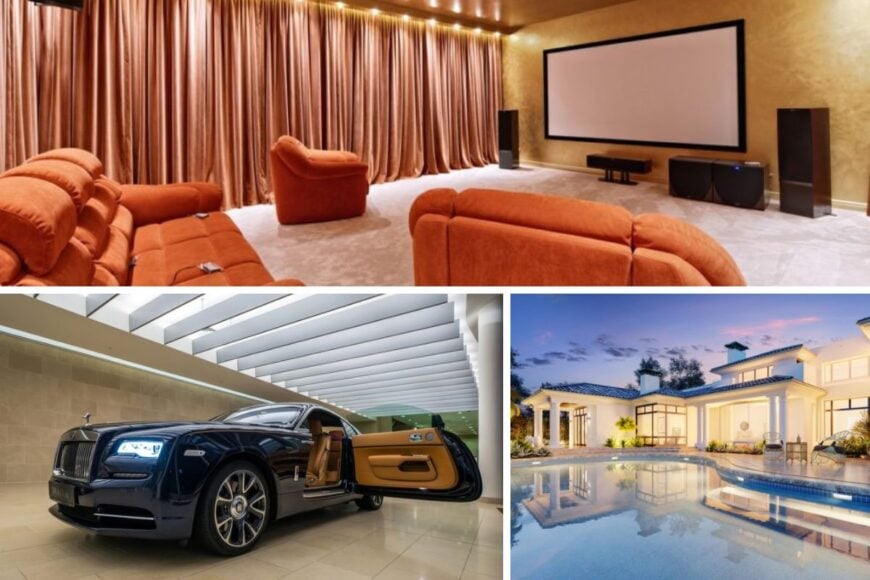 50 Things People Buy For Their Home When They Strike It Rich