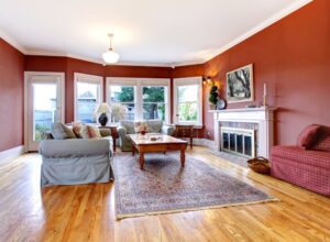 25 of the Best Red Paint Color Options for Living Rooms