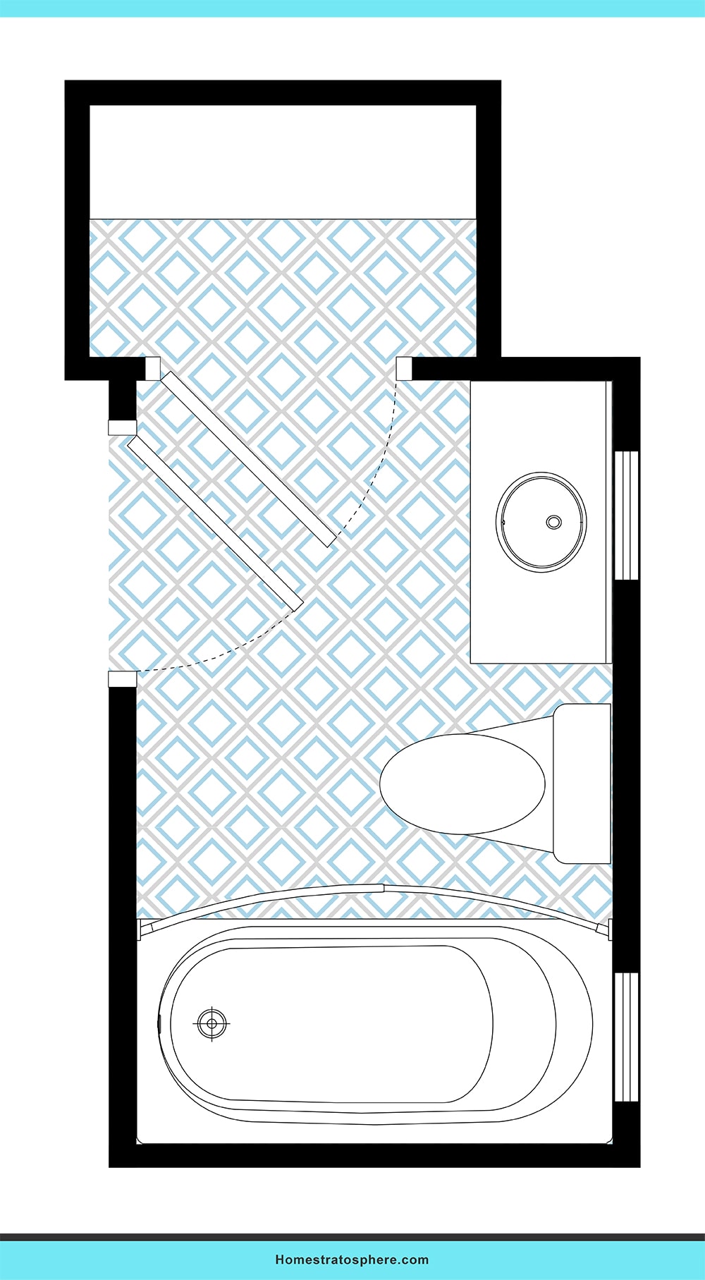 L Shaped Master Bathroom Floor Plans - Alva Pic Decor