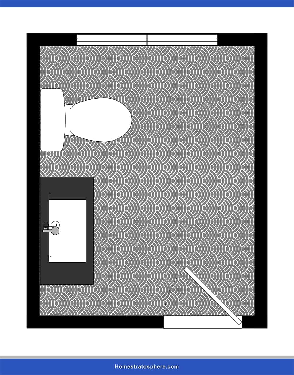 13 Powder Room Layouts and Floor Plans (2023 Guide) - Home Stratosphere