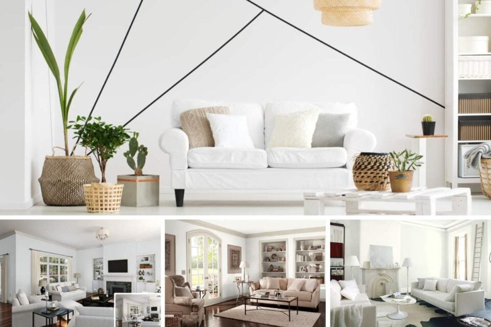 25 of the Best White Paint Color Options for a Living Room