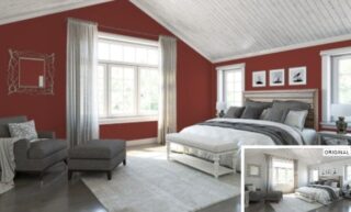 25 of the Best Red Paint Color Options for Primary Bedrooms – Home ...