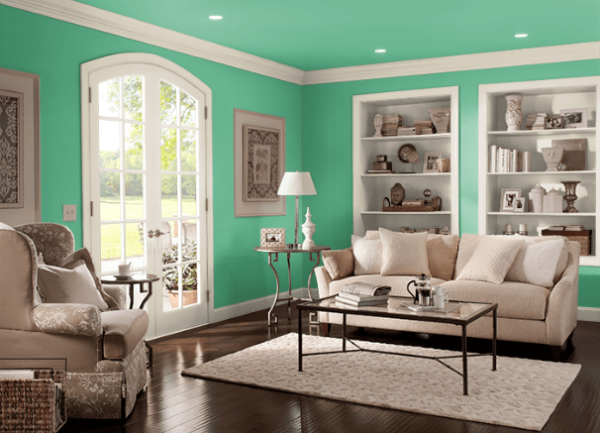 25 of the Best Green Paint Color Options for a Living Room – Home ...
