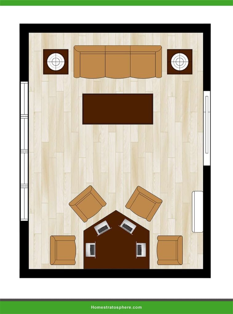 25 Home Office Layouts (Illustrated Floor Plans) – Home Stratosphere