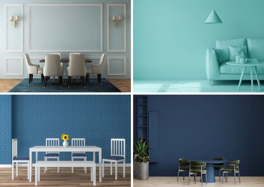 23 of the Best Blue Paint Options for Dining Rooms