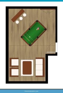 35 Man Cave Layouts (Floor Plans to Inspire Your Next Project)