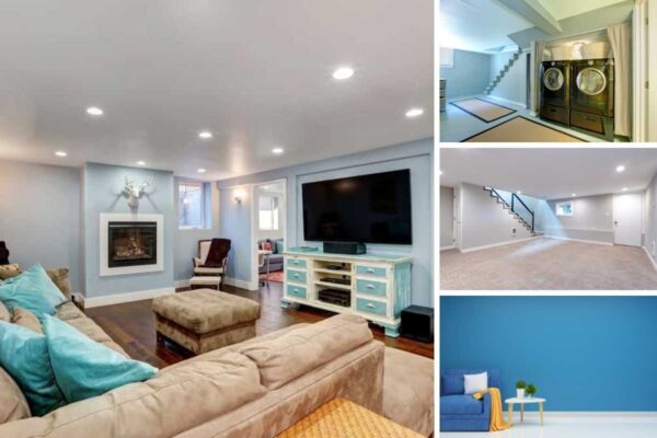 25 of the Best Blue Paint Color Options for Finished Basements – Home ...