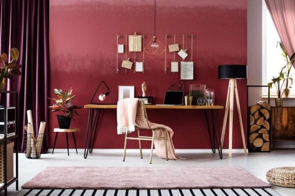 25 of the Best Red Paint Color Options for Home Offices