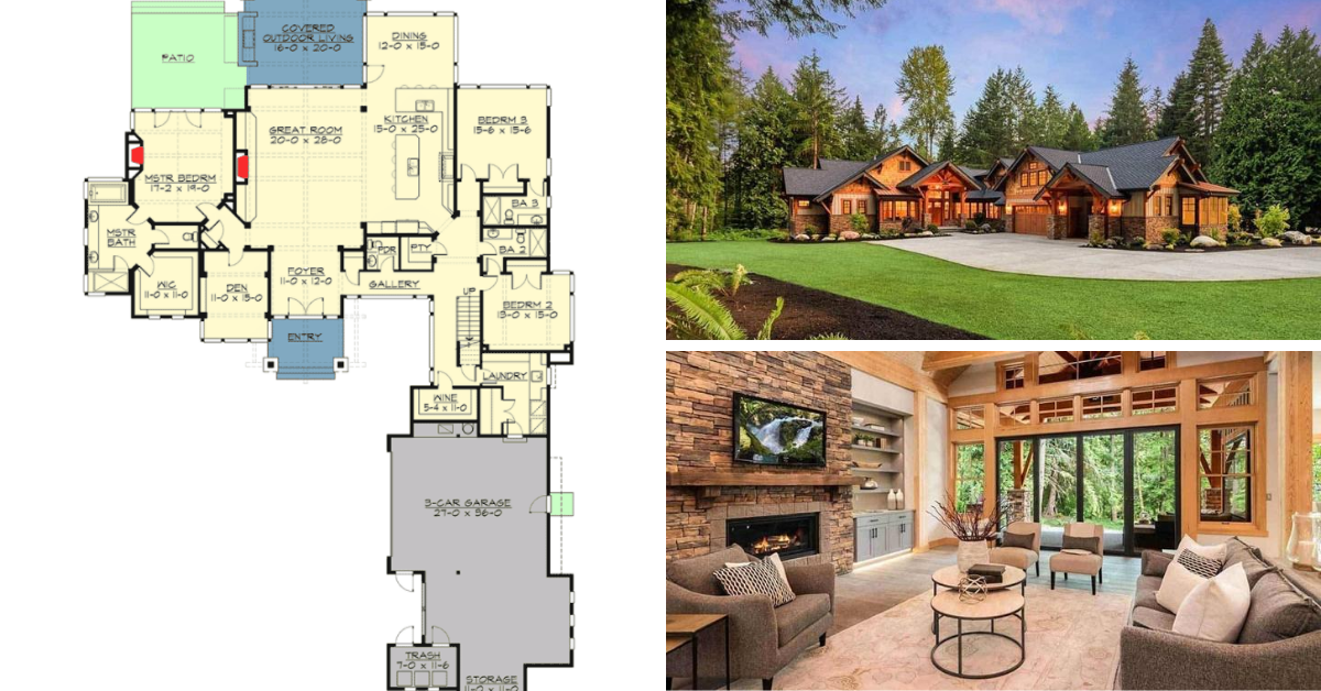 Mountain Modern Home Layouts