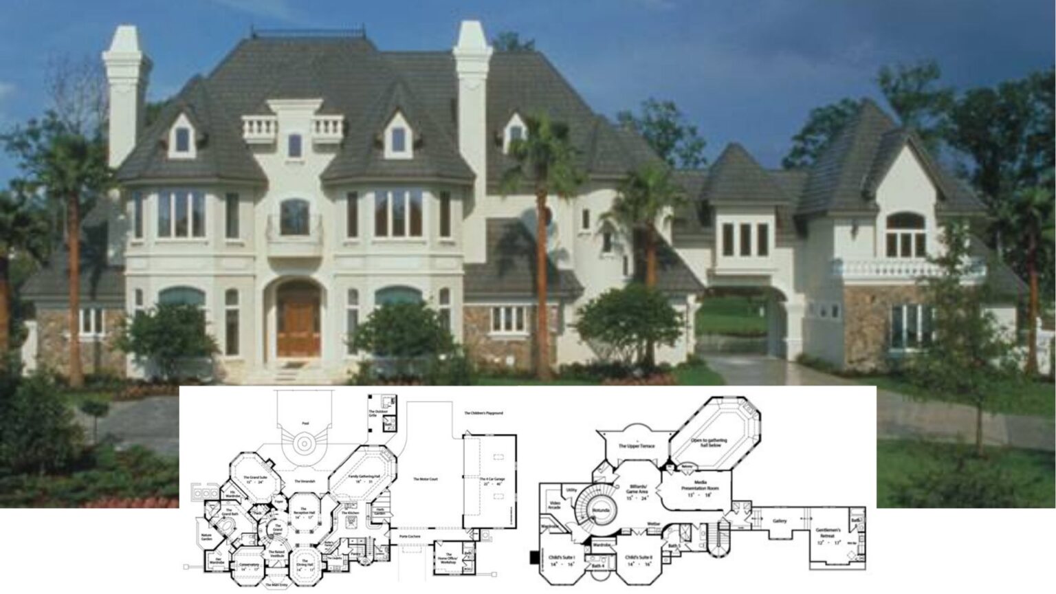 50 French Country House Plans & Floor Plans