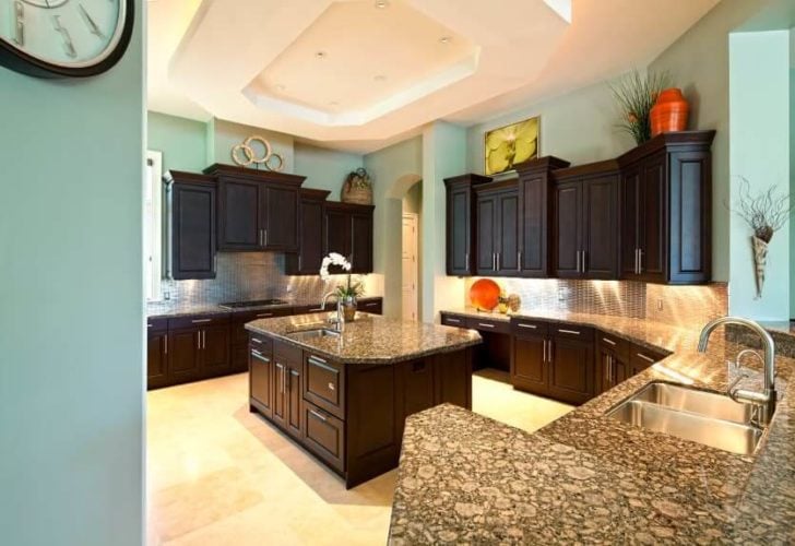 45 Kitchens with Angled Kitchen Islands (Photos) - Home Stratosphere