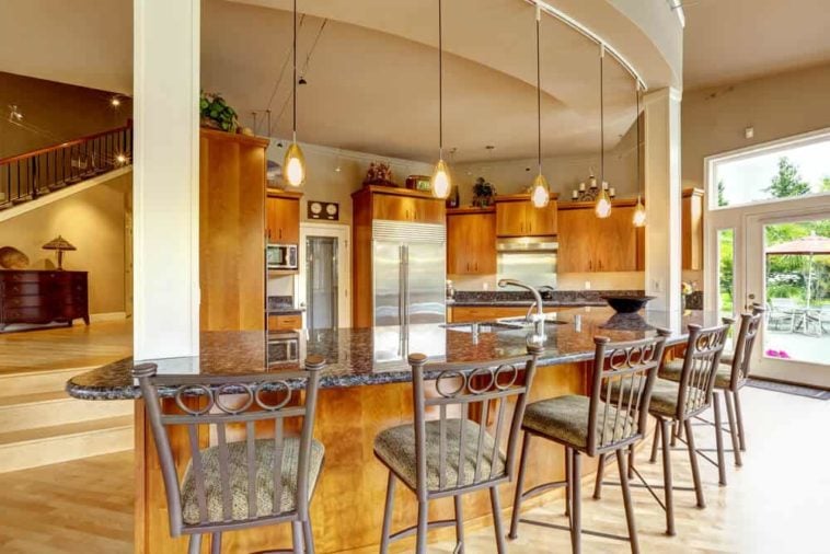 20 Kitchens with Columns (Photo Ideas) - Home Stratosphere