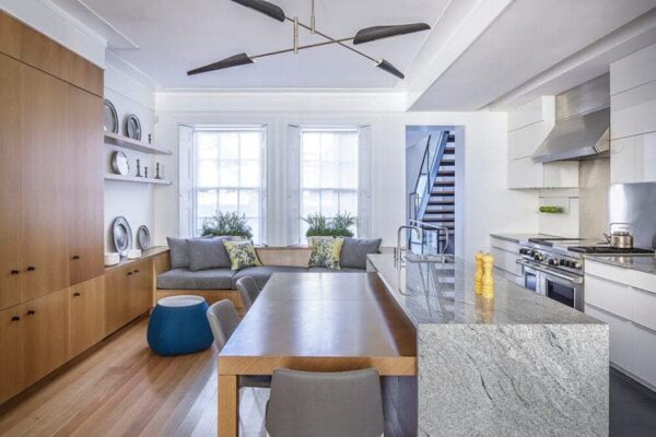 38 Kitchen Islands with Built-In Tables (Photos) – Home Stratosphere