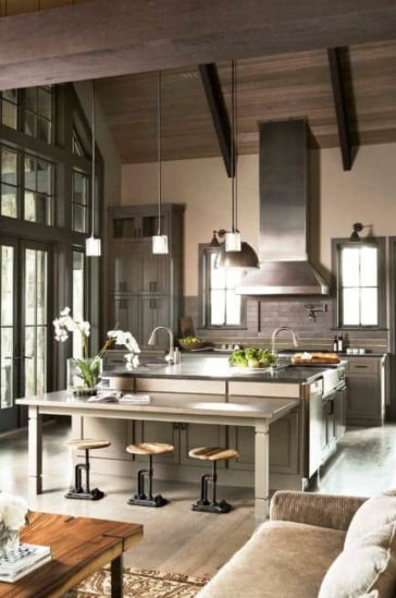46 Kitchen Islands with Built-In Tables (Photos) - Home Stratosphere