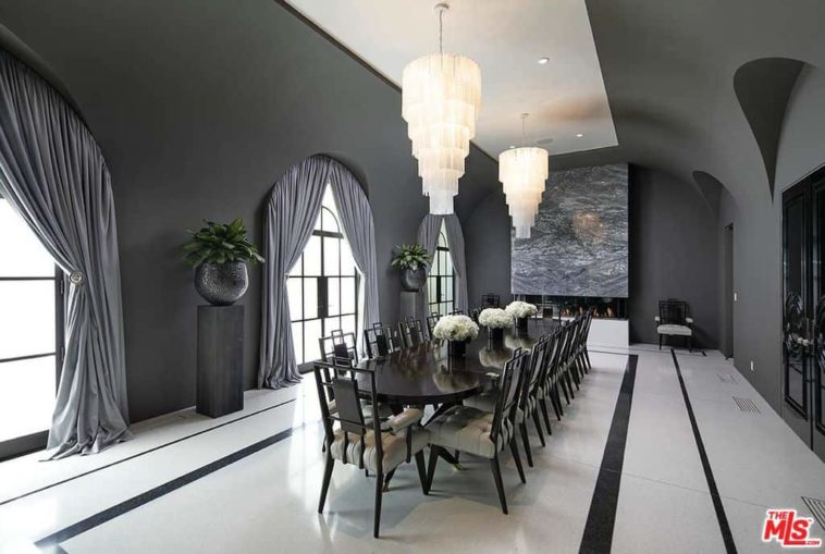 50 Mansion Dining Room Designs (Photos)
