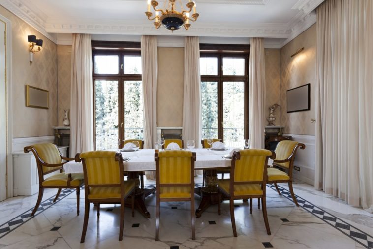 50 Mansion Dining Room Designs (Photos)