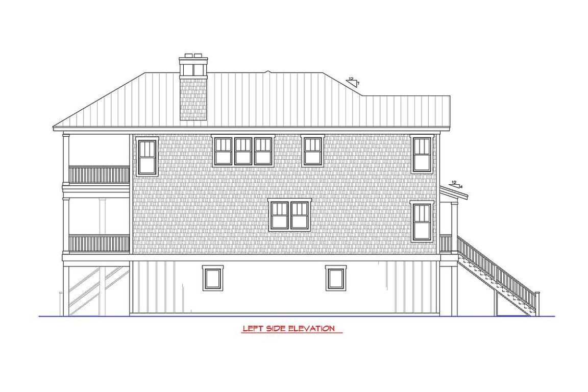 Raised Beach House Floor Plan Combines Form and Function