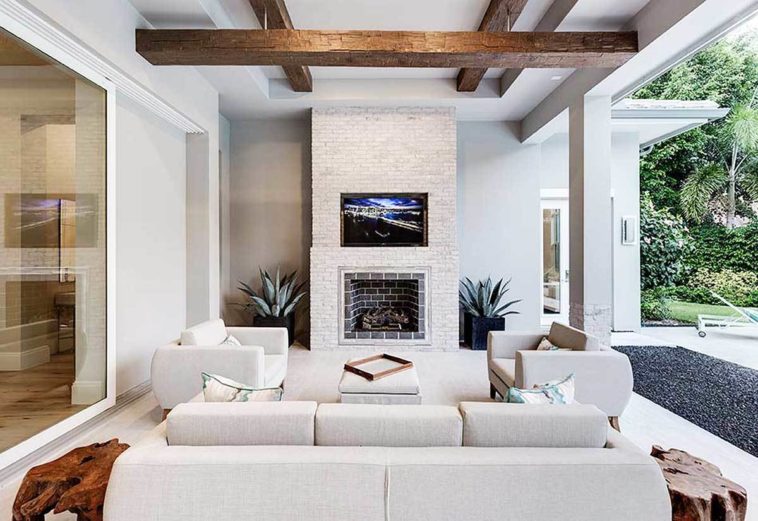 Contemporary Florida-Style Floor Plan Doubles Up On Just About Everything