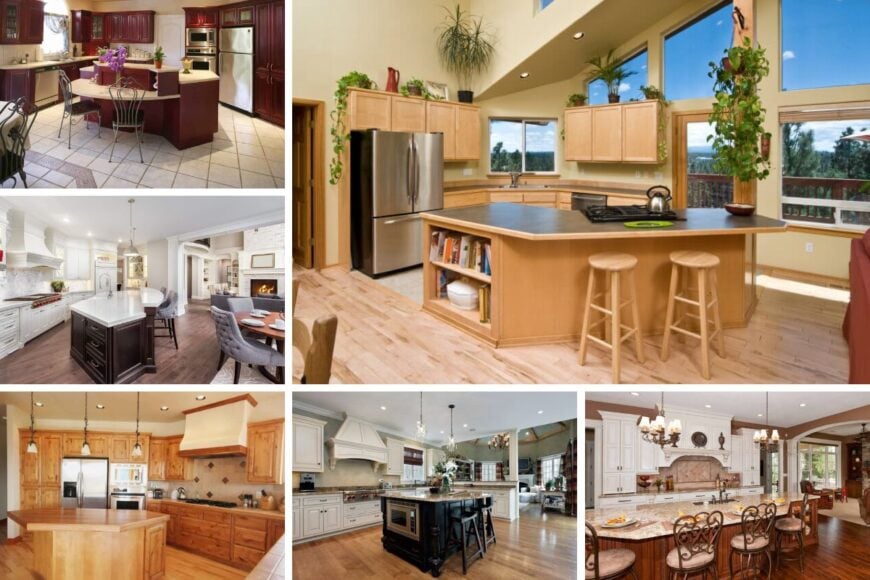 45 Kitchens with Angled Kitchen Islands (Photos) – Home Stratosphere