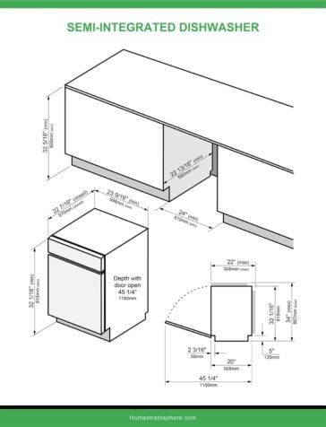 10 Dishwasher Dimensions (Buying Guide)