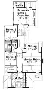 Two-Story 4-Bedroom Stratton Home (Floor Plan)