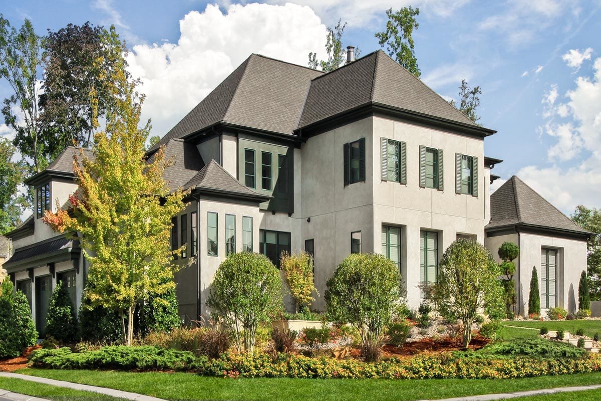 4-Bedroom Two-Story Exclusive Modern Home with a Covered Veranda and a ...