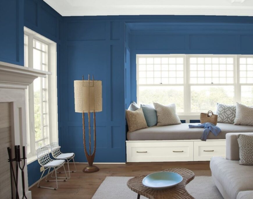 25 of the Best Blue Paint Color Options for Family Rooms – Home ...
