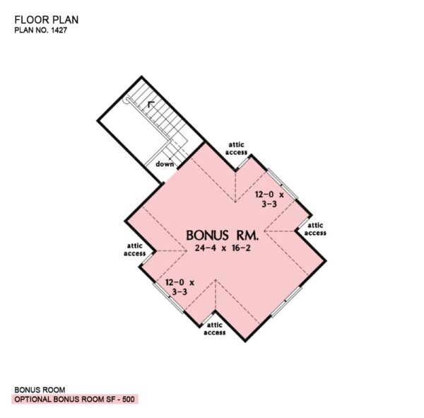 Single-Story 3-Bedroom Rustic Style The Oliver Home (Floor Plan) – Home ...