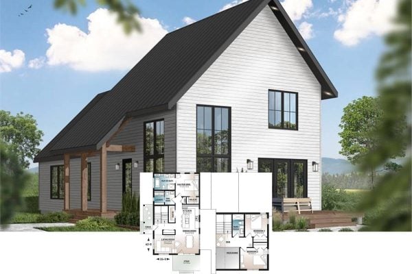 Maximizing Space and Style: Floor Plan for 3-Bedroom Contemporary ...