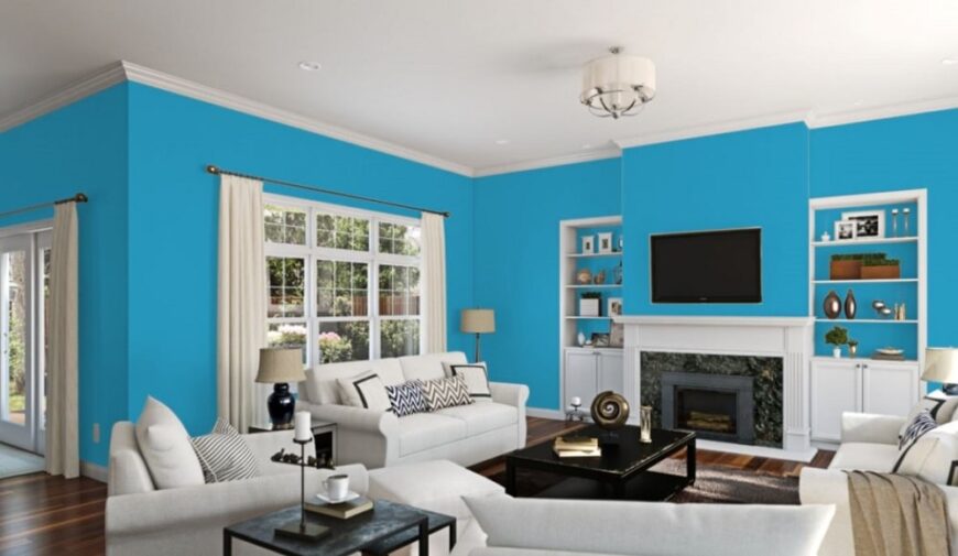 25 of the Best Blue Paint Color Options for Family Rooms