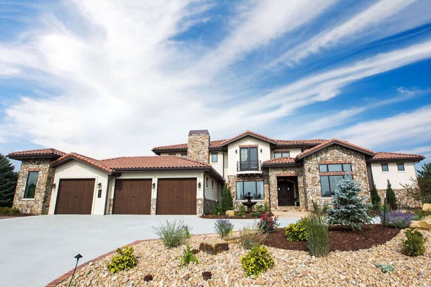 5-Bedroom Two-Story Spanish Home with Main Level Primary Suite (Floor Plan)