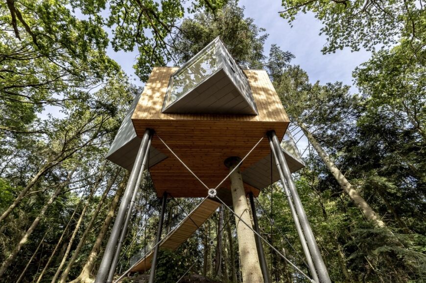Treetop Hotel Løvtag Denmark by Sigurd Larsen