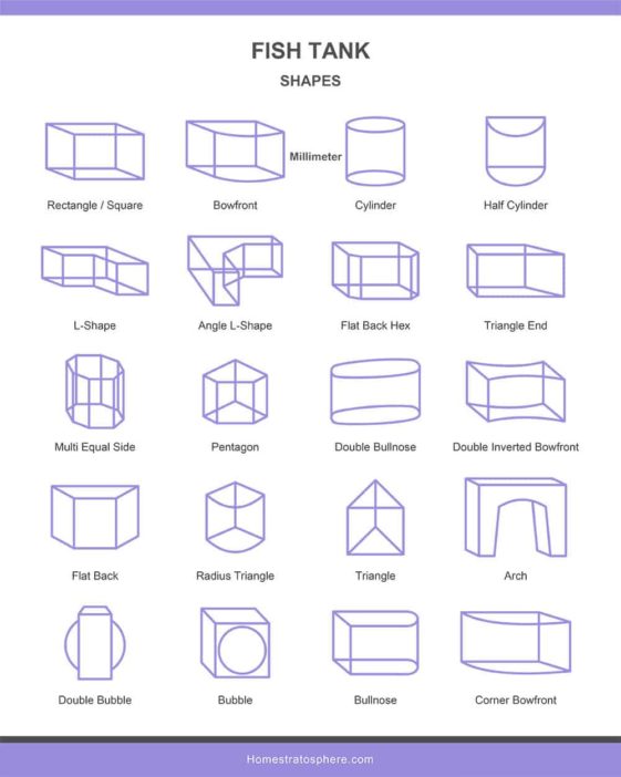 Fish Tank Sizes (Charts & Tables)