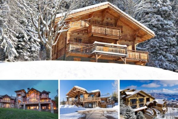 10 Mountain/Chalet Homes – Exterior and Interior Examples & Ideas (Photos)