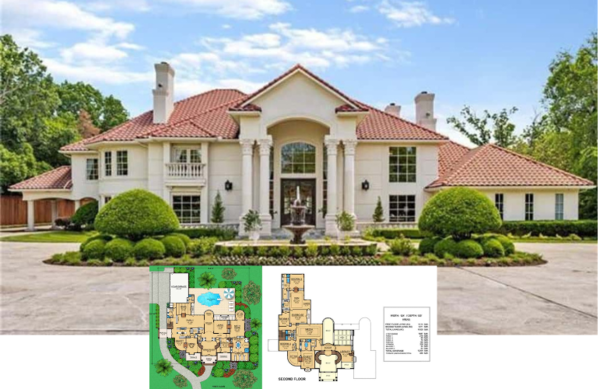 5 Beautiful 10,000 Sq Ft House Plans & Floor Plans