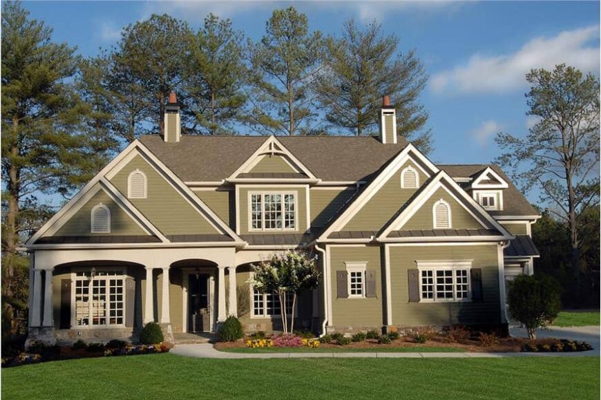 Introducing This 3,337 Sq. Ft. Cottage Style 4-Bedroom Home with an ...