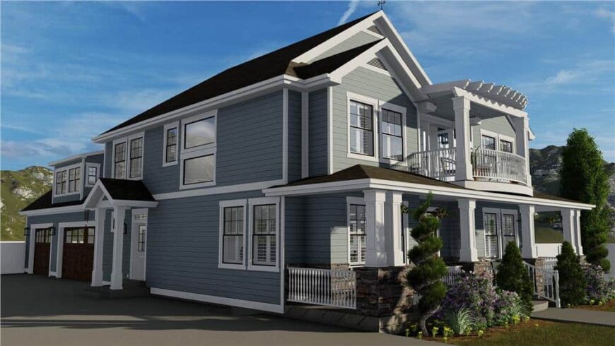 Here’s the Ideal Home Plan for Porch Lovers and Those Who Love Symmetry ...