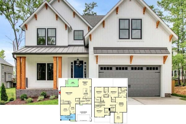 Explore This Spacious 2,767 Sq. Ft. Modern Farmhouse with 6 Bedrooms ...