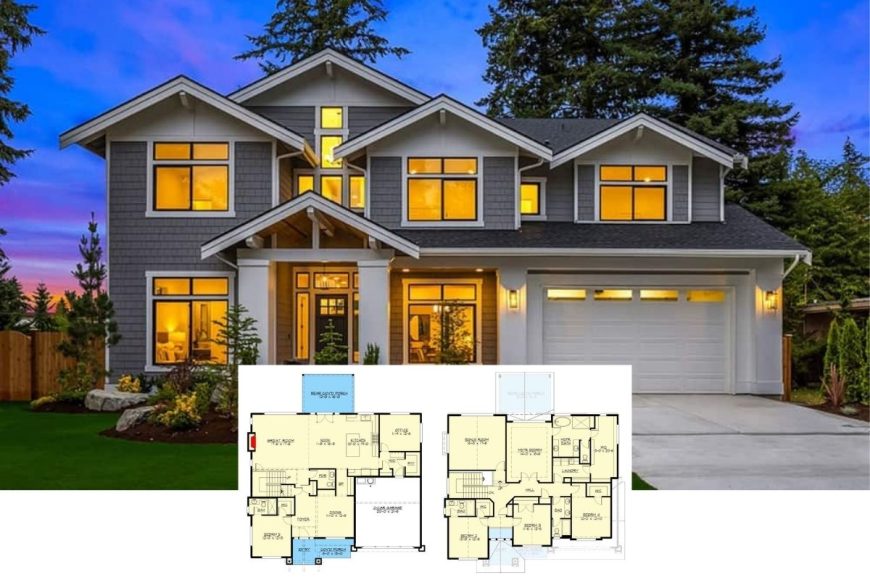 Welcome to a 4,358 Sq. Ft. 4 Bedroom Farmhouse With a Floor Plan You’ll ...