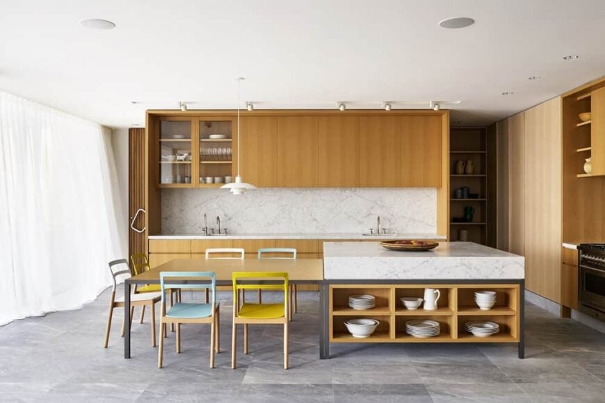Standard Kitchen Island Dimensions with Seating (4 Diagrams)