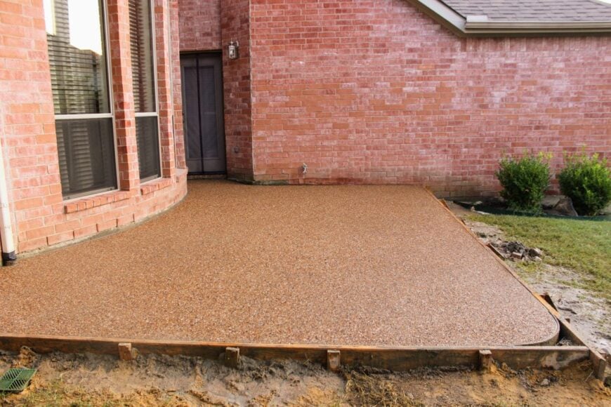 Covering a Concrete Patio with Exposed Aggregate