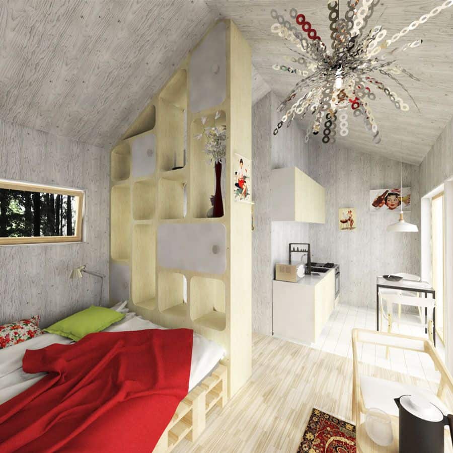 Experience this 1-Bedroom Single-Story Compact Tiny Home with a Bright ...
