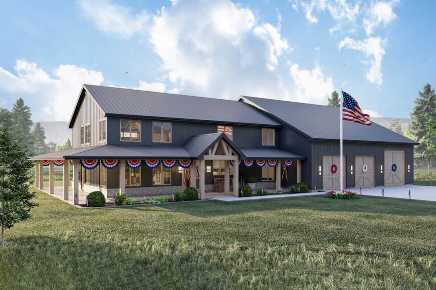 Tour This Stunning 3,293 Sq. Ft. 4-Bedroom Barn-Style Home for a Wide ...