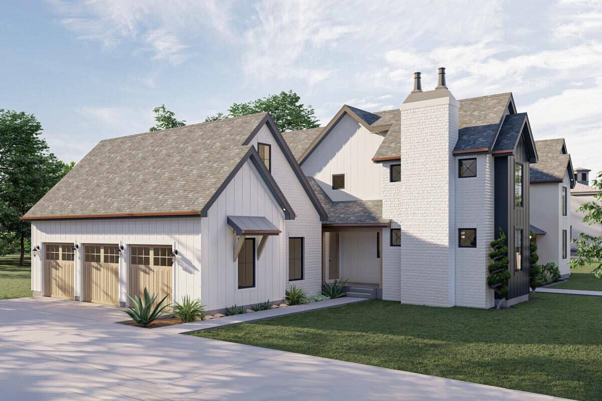 Step Inside This Striking 4-Bedroom Cottage with Modern Accents and a ...