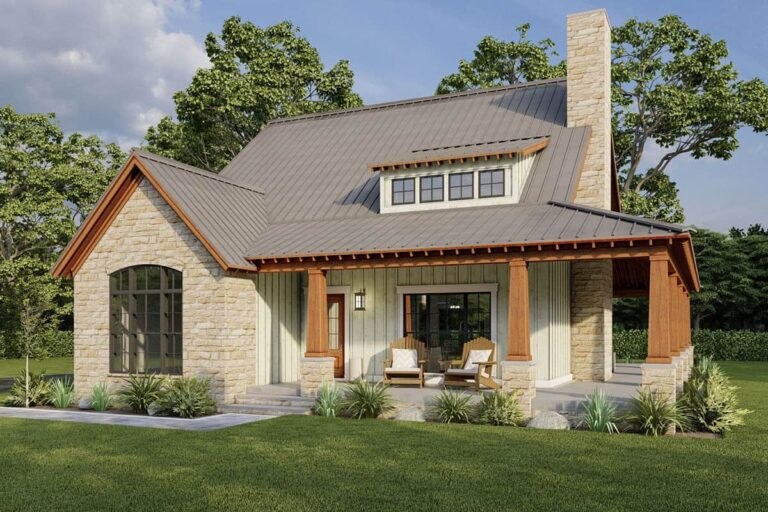 Explore Rustic 3-Bedroom Country Mountain Home Floor Plan with ...