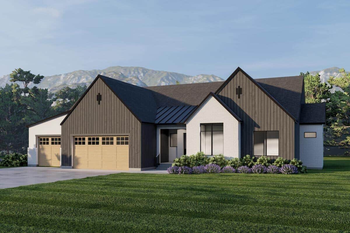 Discover the Allure of This Spacious 6-Bedroom Contemporary Ranch Home ...