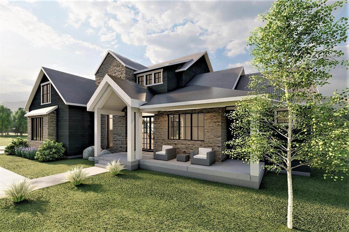 Step Inside This Stunning 4-6 Bedroom Transitional Farmhouse with ...