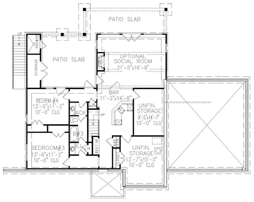 Unveiled: 4-Bedroom "Walkers Cottage" Floor Plan with Jack & Jill Bath ...