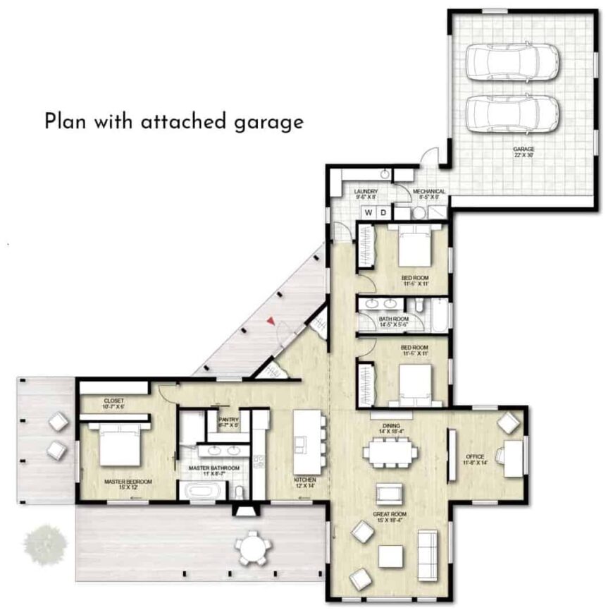 Experience the Harmony of Stylish Simplicity in This 2,300 Sq. Ft ...